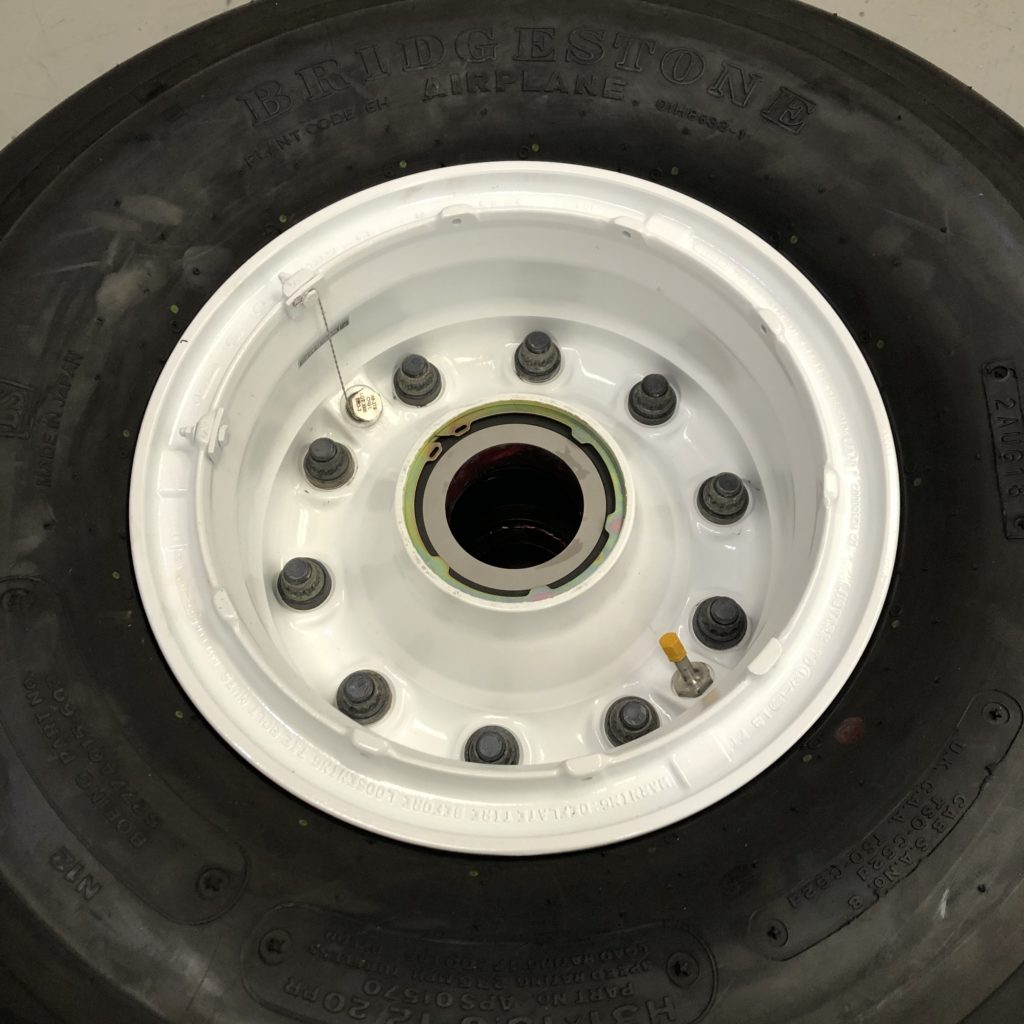 Aircraft Part No. 3-1423-1 nose wheel 757, Boeing component repairs