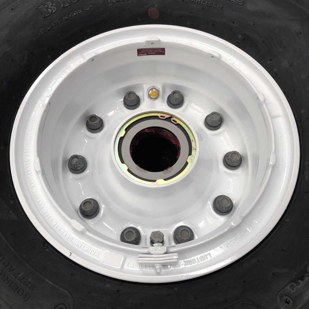 Aircraft Part No. 3-1423-2 nose wheel 757, Boeing component repairs